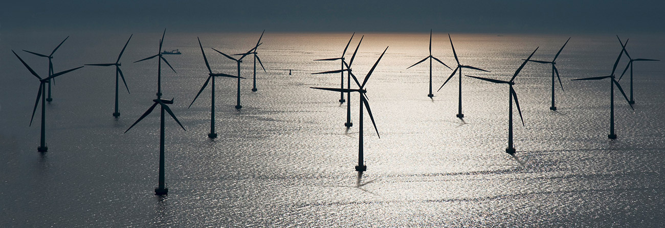 Off shore wind parks are a big challenge in the future